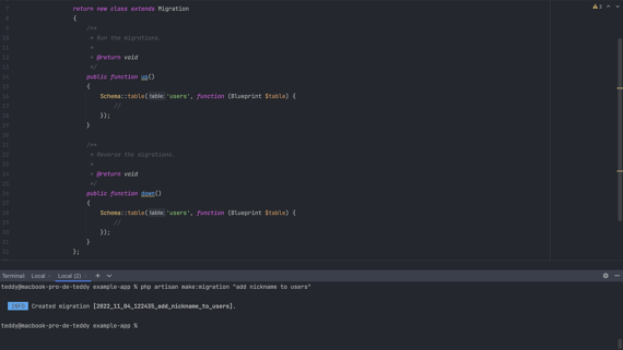 Astuces pour créer des migrations avec Laravel